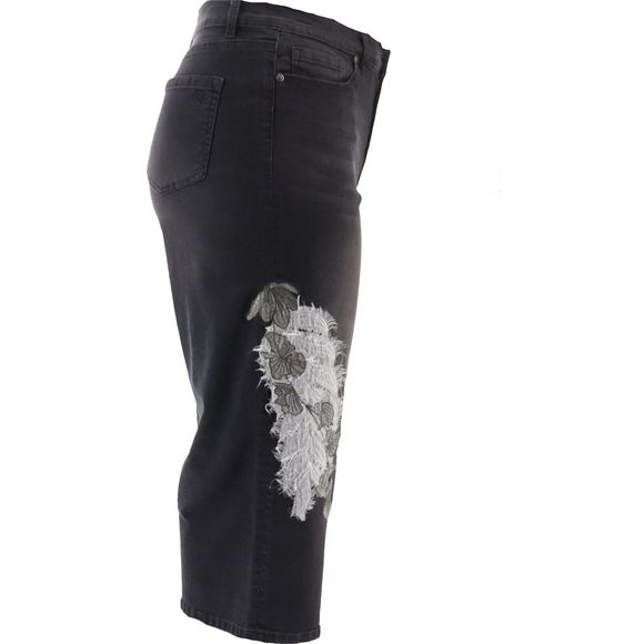 DG2 by Diane Gilman | Jeans | Dg2 Diane Gilman Embroidered Cropped ...